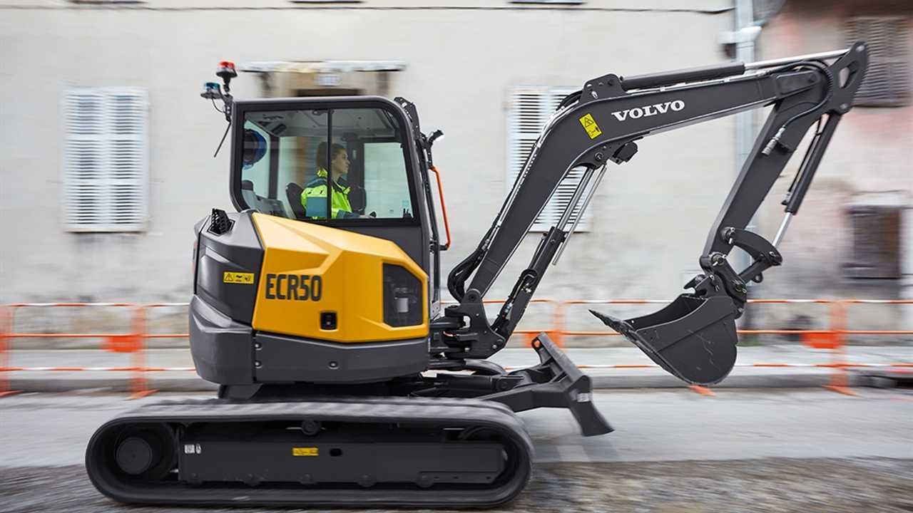 VOLVO ECR50F graafmachines huren in Limburg | WRT-Verhuur